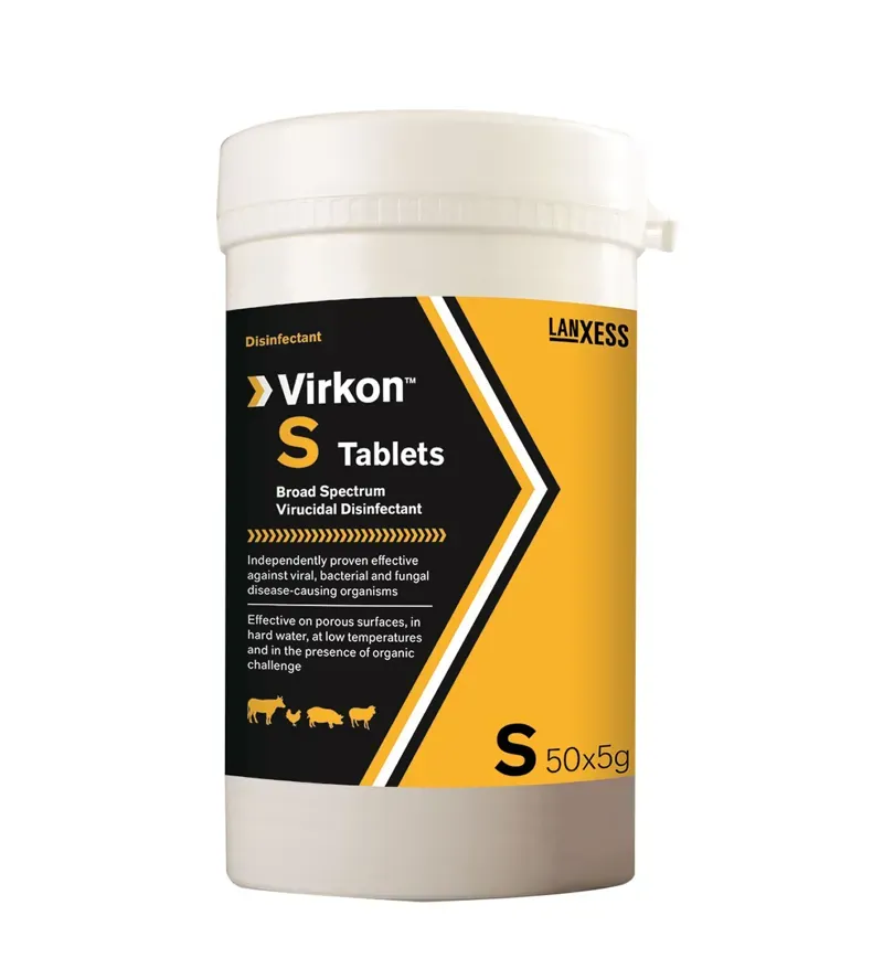 Lanxess Virkon S Tablets - 12x50g